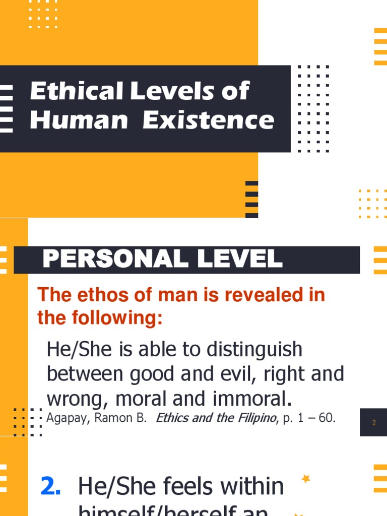 Module 3 Ethical Levels of Human Existence | PDF | Conscience | Good ...