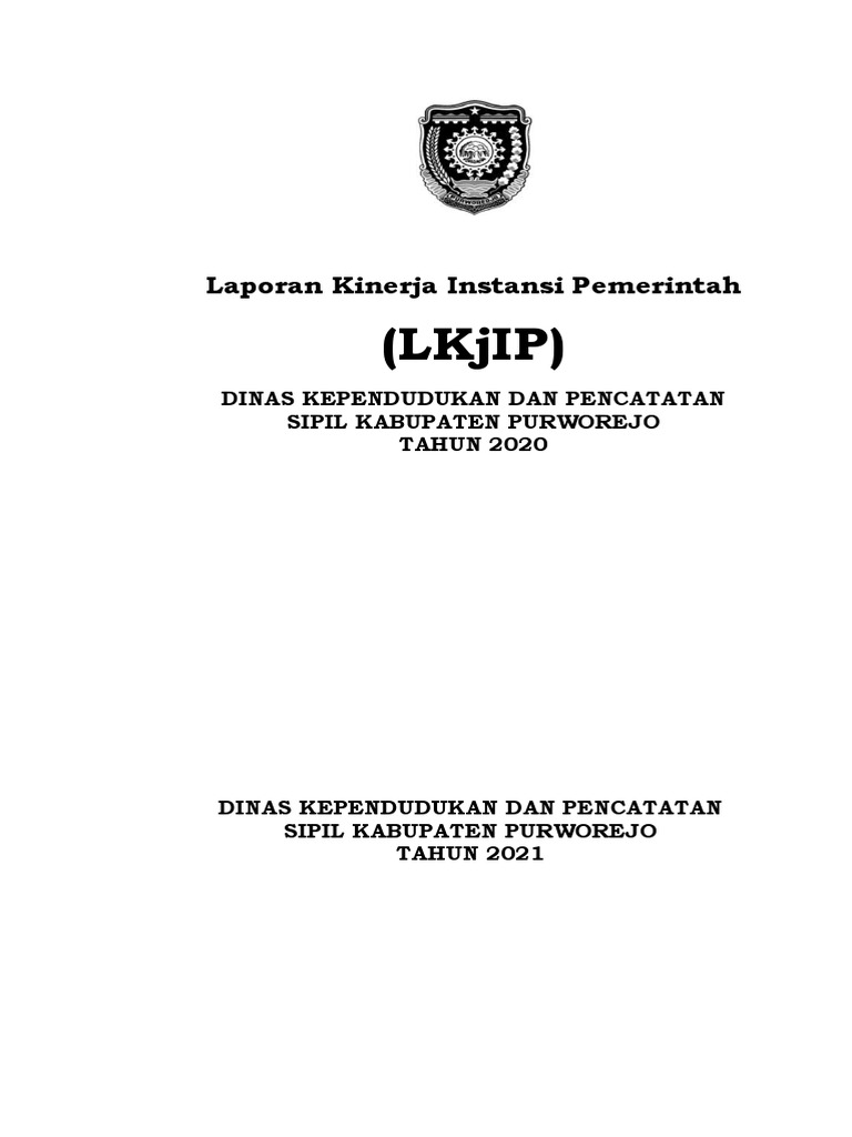 (Lkjip) : Laporan Kinerja Instansi Pemerintah | PDF | Pengelolaan Keuangan & Uang