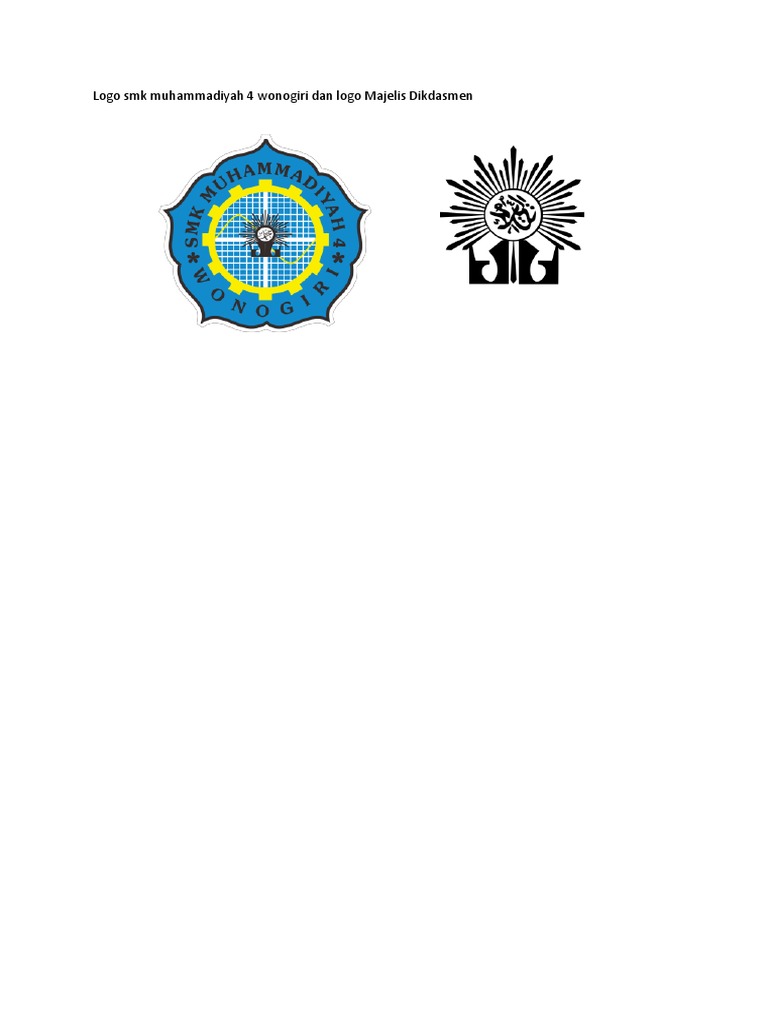 Logo SMK Muhammadiyah 4 Wonogiri | PDF