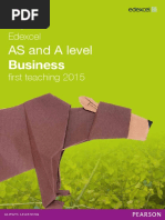 Pearson Edexcel A Level Business - (Contents) | PDF | Business ...