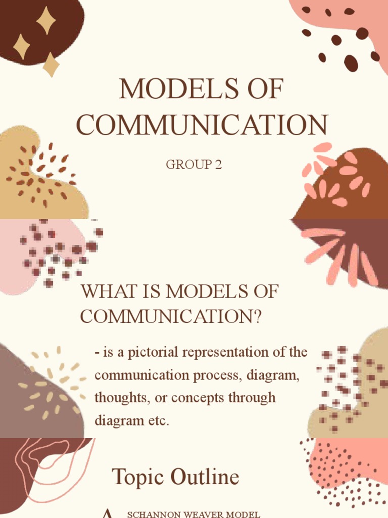 Models of Communication | PDF | Technology & Engineering