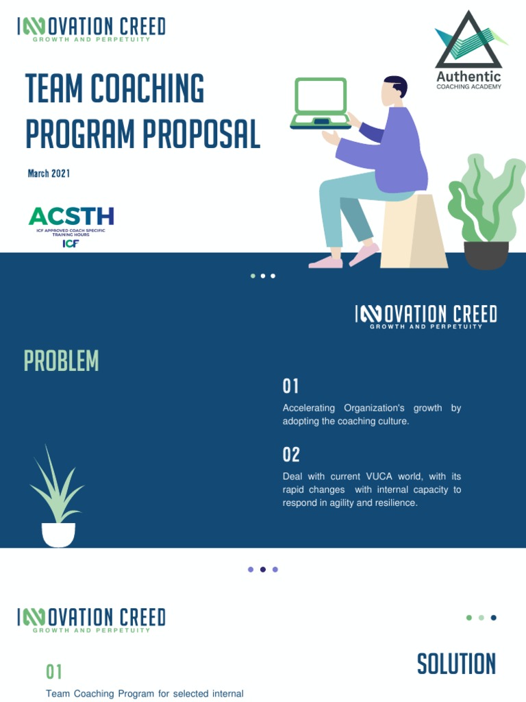 IC - Team Coaching Proposal Template - Generic | PDF | Innovation ...