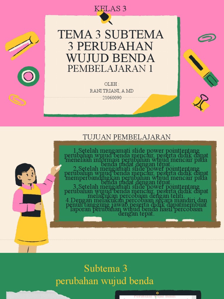 Media Ajar - Kelas 3 Tema 3 | PDF