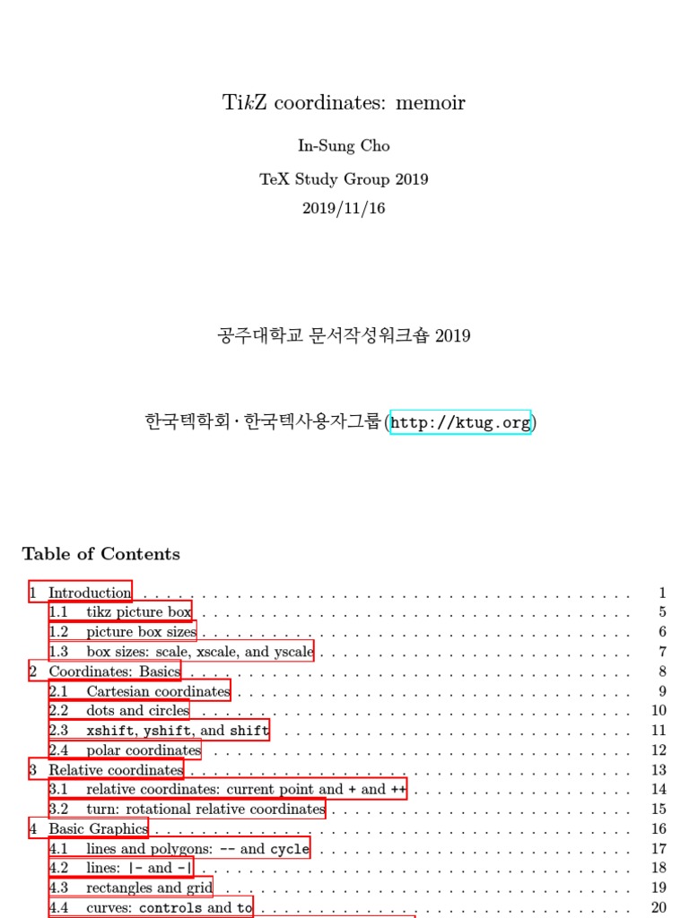 Tikz Coordinates 2019 Pdf Geometric Objects Geometric Shapes