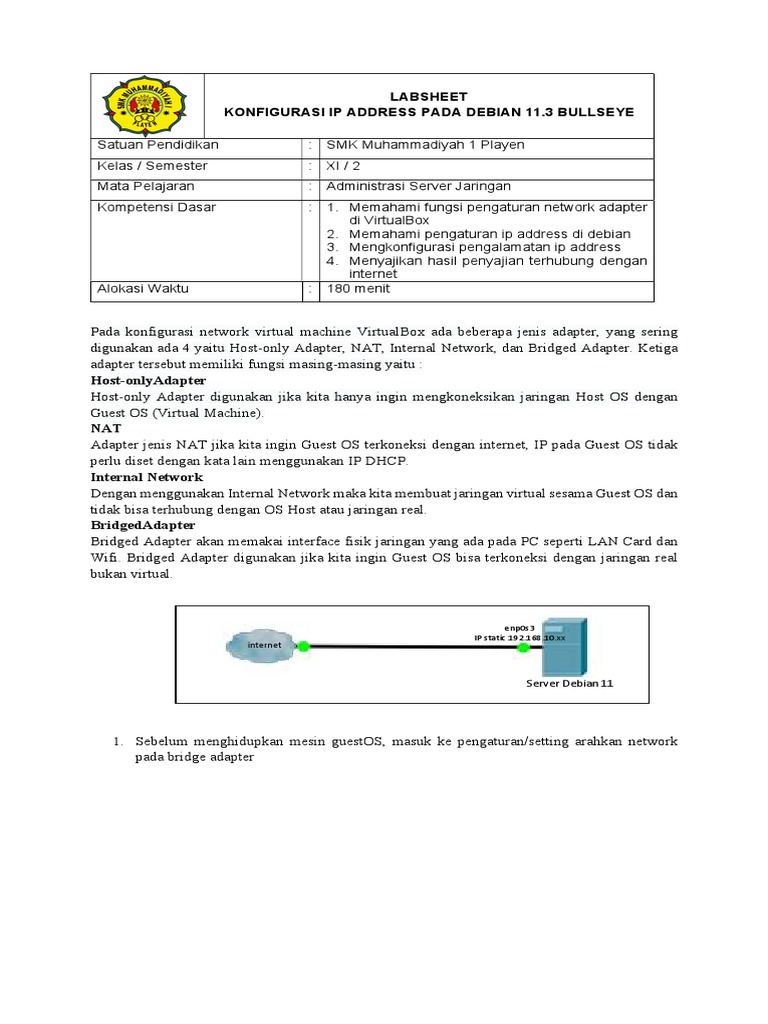 Labsheet Networking | PDF