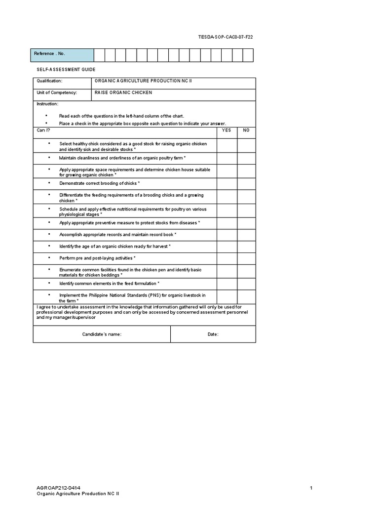 TESDA | PDF