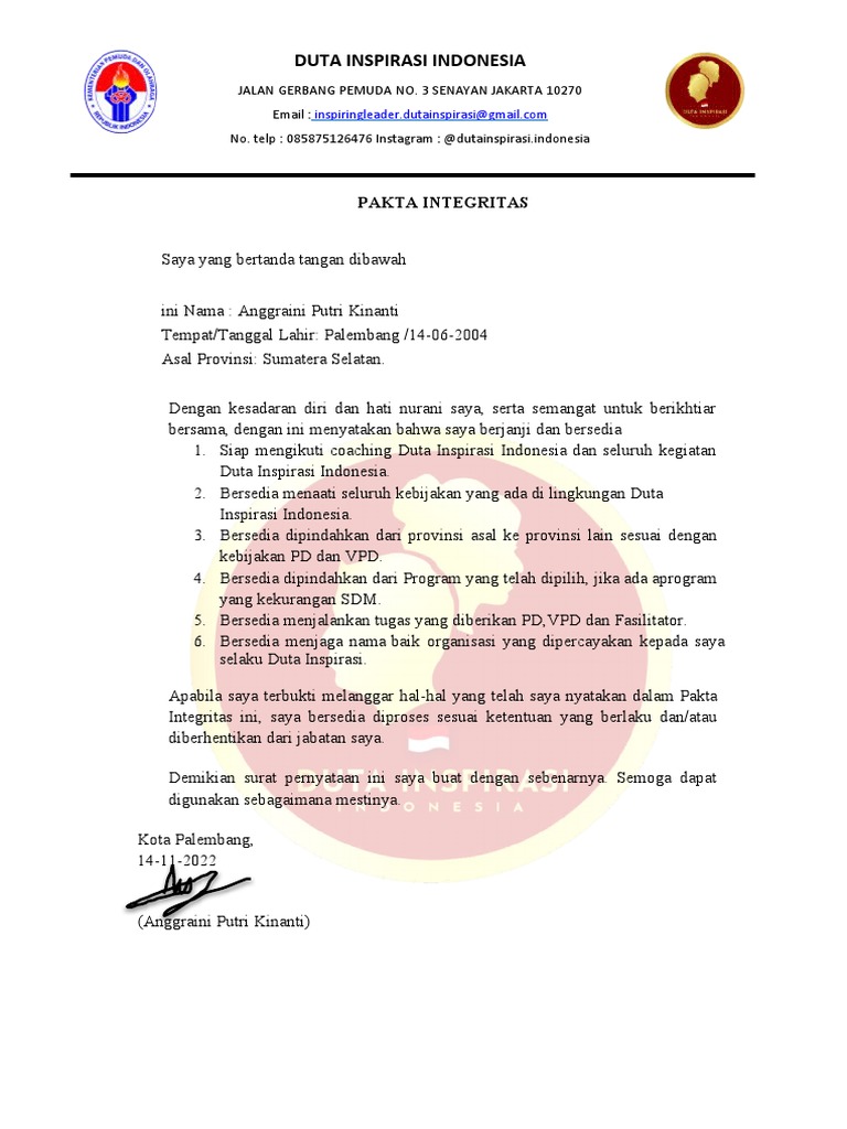 Fakta Integritas | PDF