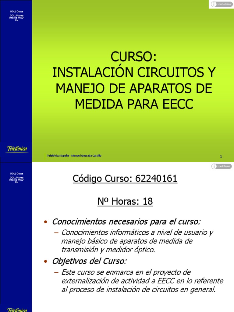 Insatalación Circuitos y Manejo Aparatos de Medida | PDF | Industrias de servicio | Electricidad