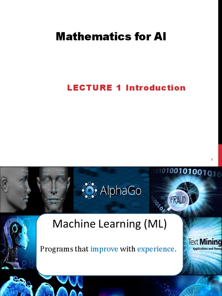 MAI Lecture 01 Introduction | PDF | Level Of Measurement | Machine Learning MAI Lecture 01 Introduction | PDF | Level Of Measurement | Machine Learning