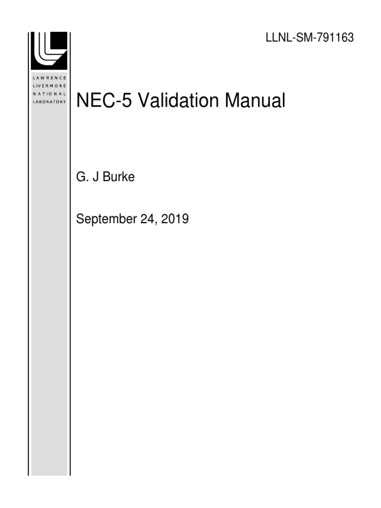 NEC-5 Validation Manual Overview | PDF | Transmission Line | Antenna ...