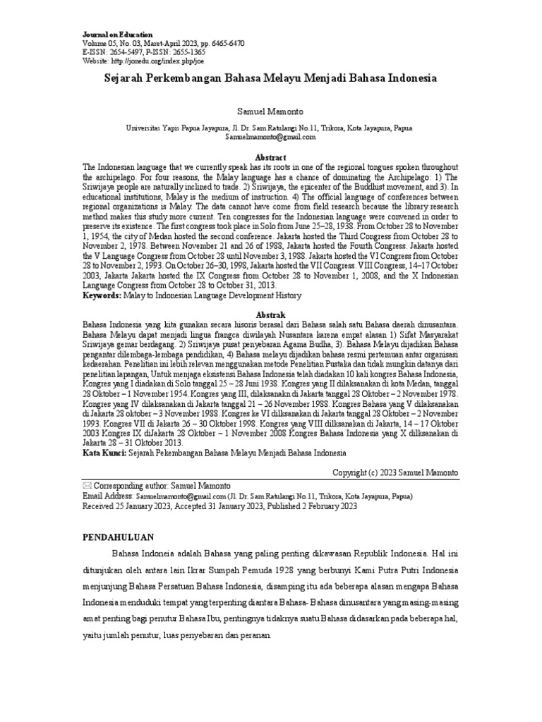 1429-Article Text-3482-1-10-20230202 | PDF | Indonesian Language ...