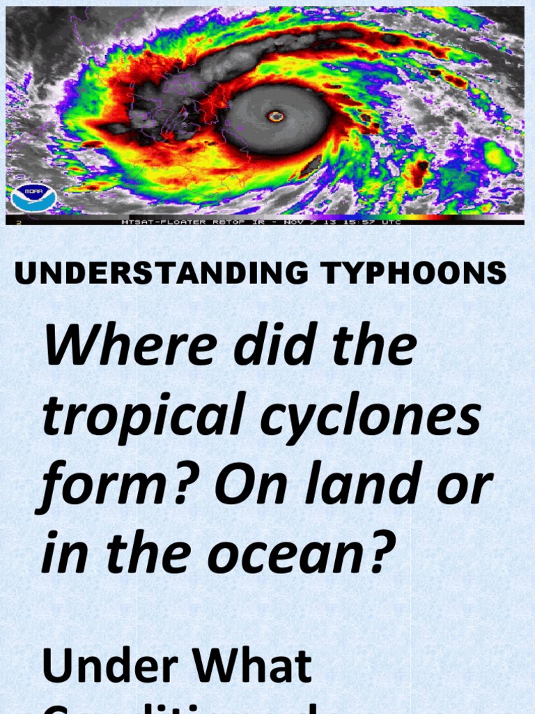 Typhoon Formation and Characteristics | PDF | Eye (Cyclone) | Tropical ...