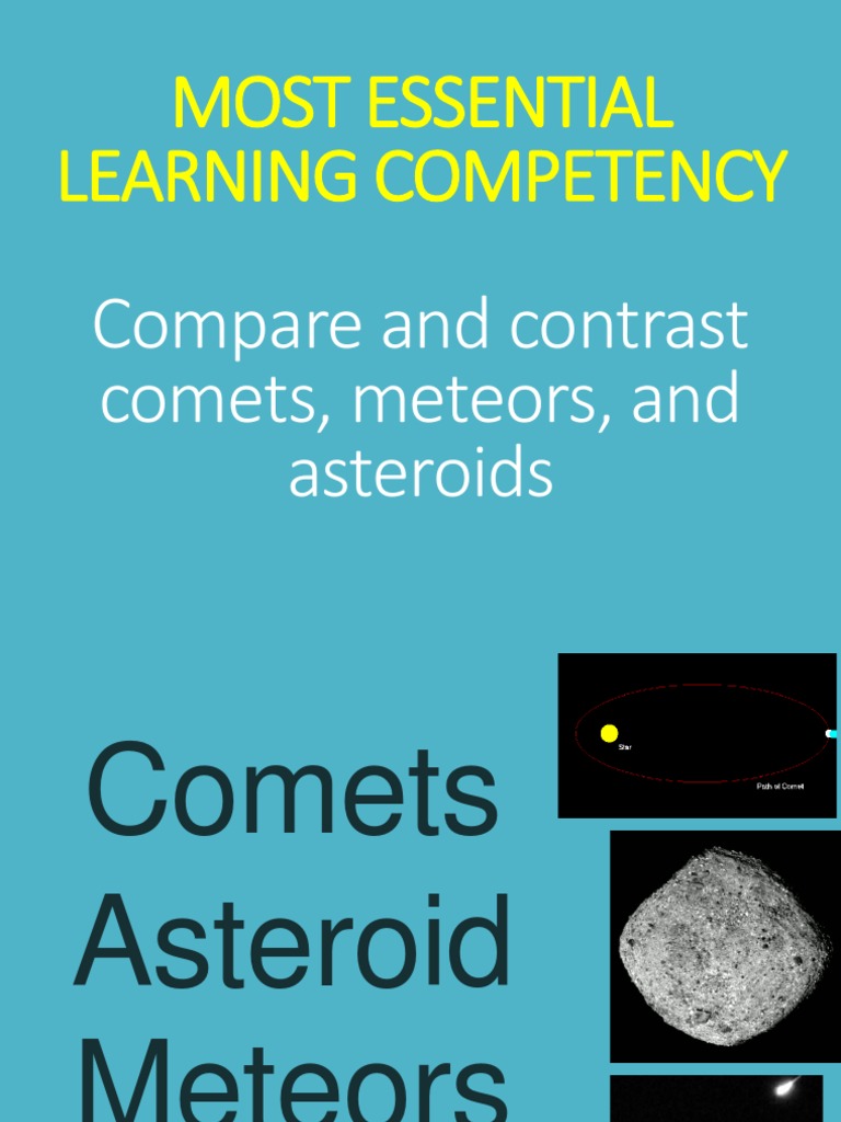 Comets, Meteors, and Asteroids Explained | PDF | Meteoroid | Comet