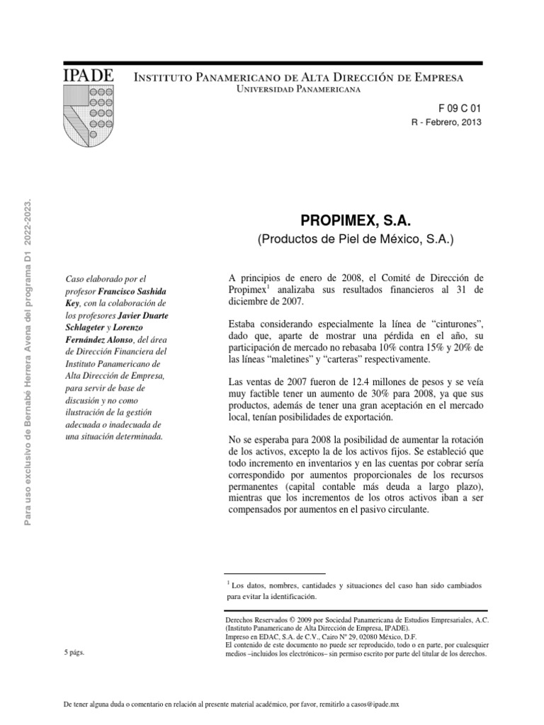 Propimex, S.A.: (Productos de Piel de México, S.A.) | Descargar gratis ...