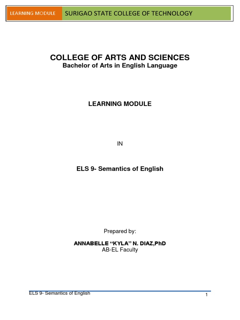 LM Semantics | PDF | Word | Proposition