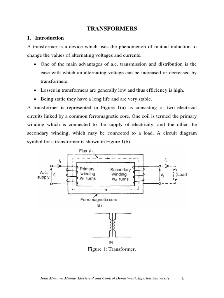 Transformers 22-02-2023 | PDF | Transformer | Inductance