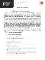 VSL 2 - TIẾNG VIỆT CHO NGƯỜI NƯỚC NGOÀI 2 | PDF