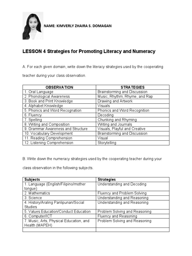 FS Lesson 4 | PDF | Literacy | Phonics