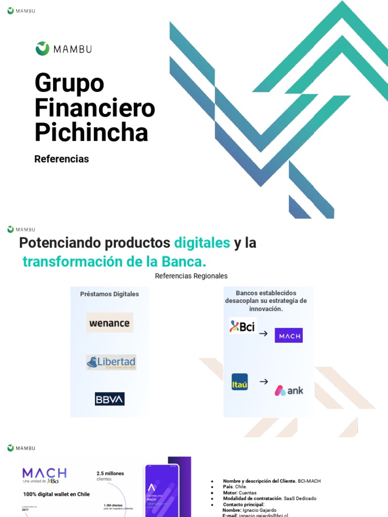 Mambu References | PDF | Bancos | Industrias de servicio