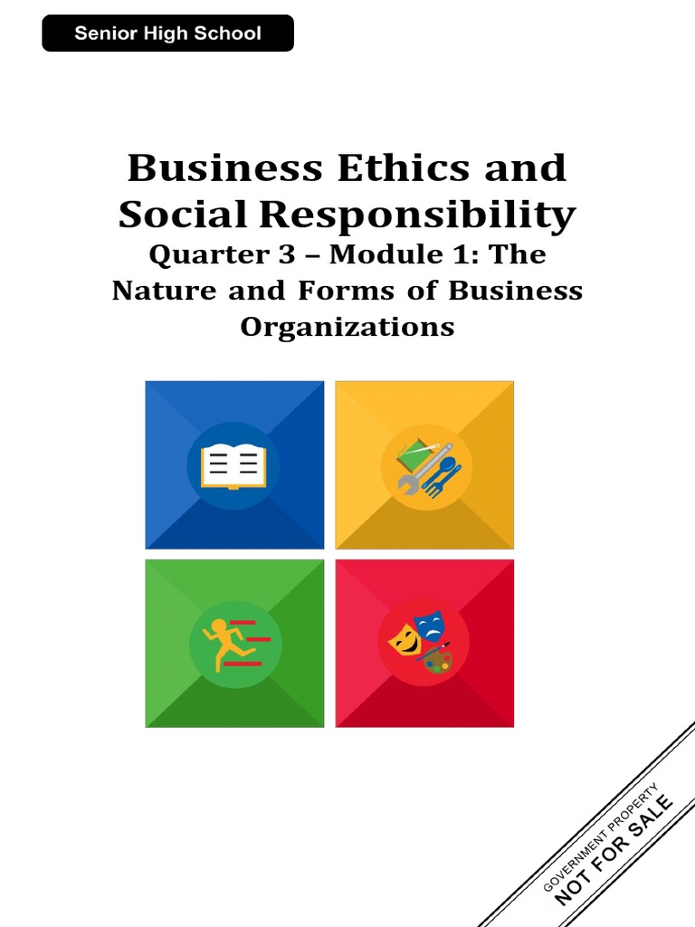 Bus Ethics M1 | PDF | Corporations | Sole Proprietorship