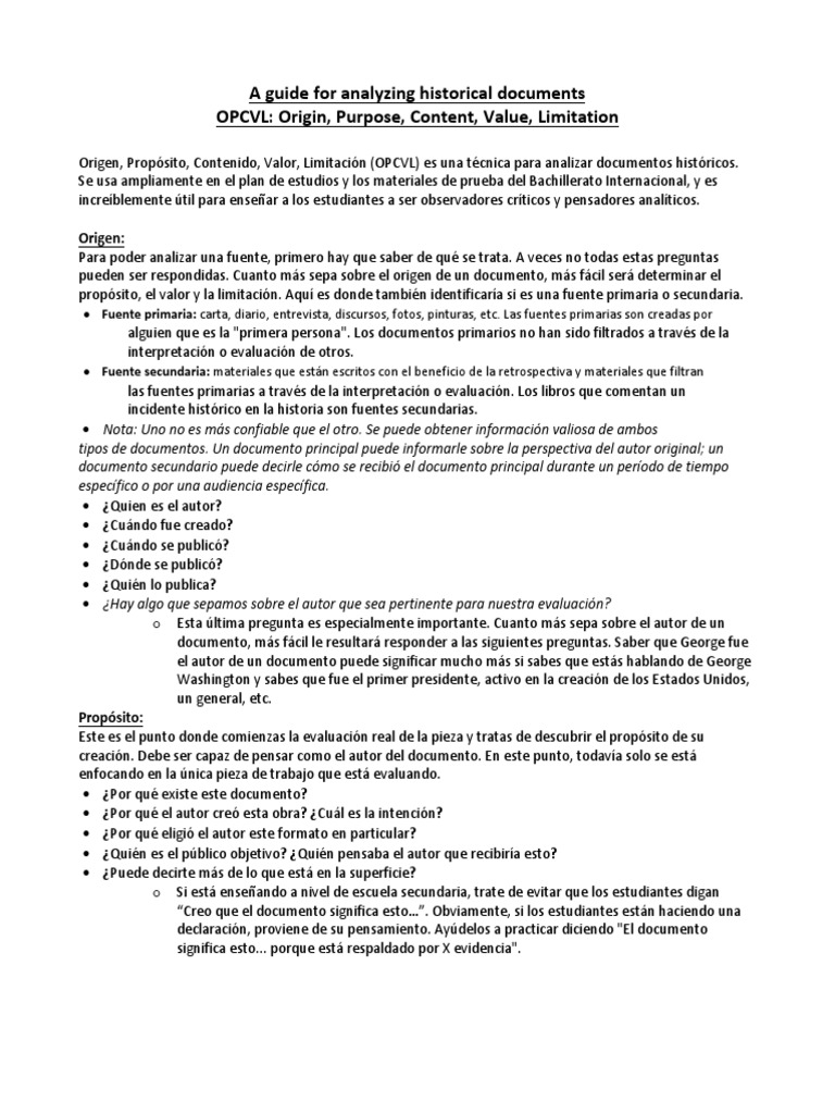 Como Realizar El Opcvl | PDF | Pensamiento | Evaluación