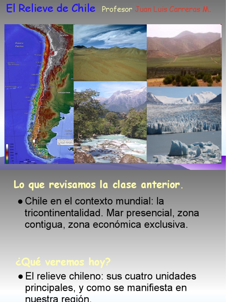 El Relieve de Chile | PDF | Andes | Chile