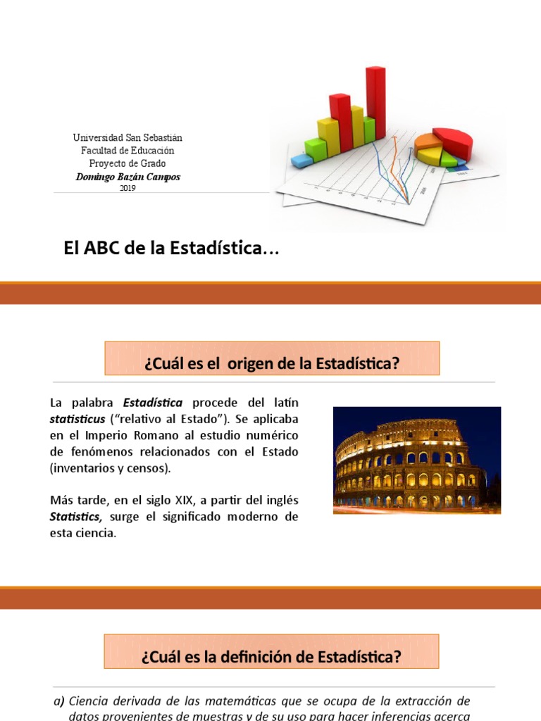 1 ABC de La Estad°stica Descriptiva USS | PDF | Estadísticas | Estadísticas descriptivas