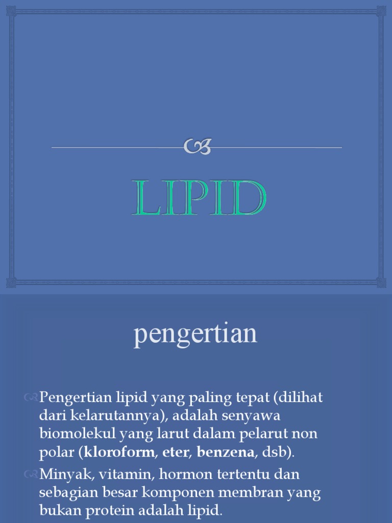 Lipid 1 | PDF