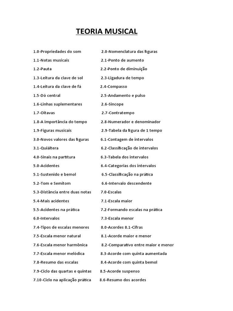 Teoria Musical | PDF