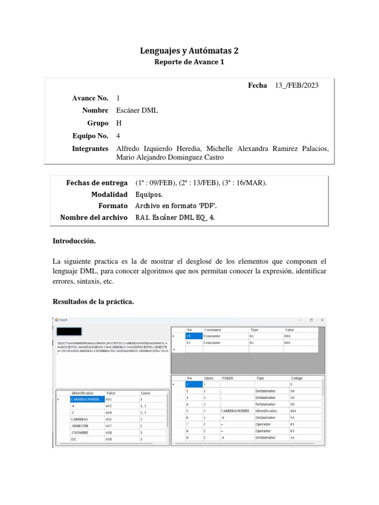 A1. Escaner DML EQ - 4 | PDF