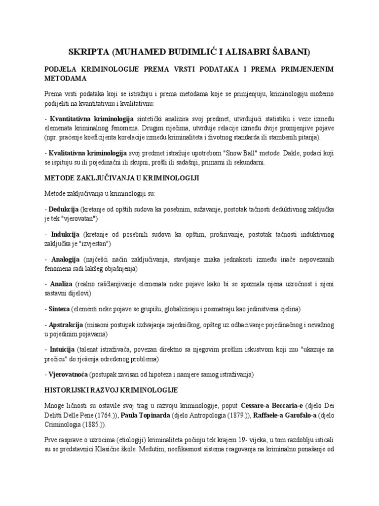 Skripta Smalager Sve | PDF