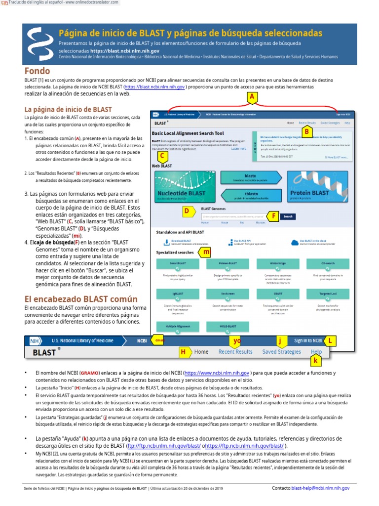 Howto Blastguide En Es Pdf Centro Nacional De Información