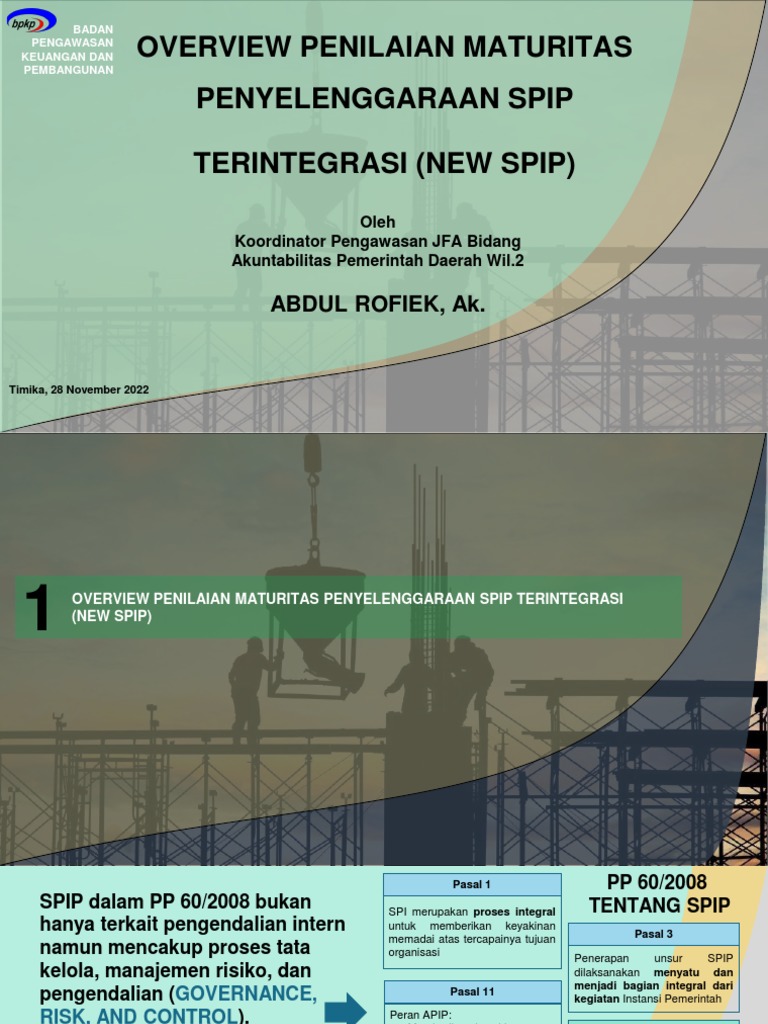 Overview Bimtek SPIP Terintregasi | PDF