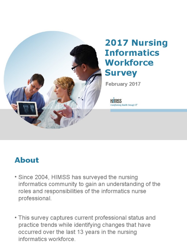 2017 Nursing Informatics Workforce Slides | PDF | Nursing | Health Informatics