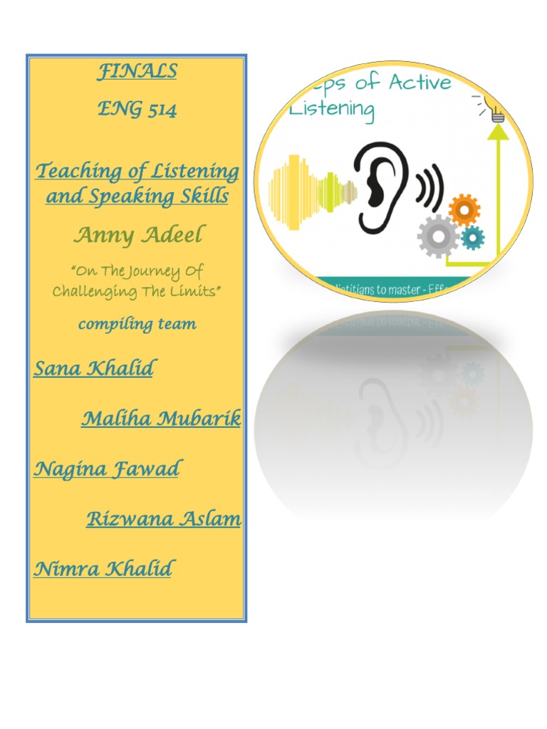 ENG514 Finals Prep by PARAGON's | PDF | Fluency | Stress (Linguistics)