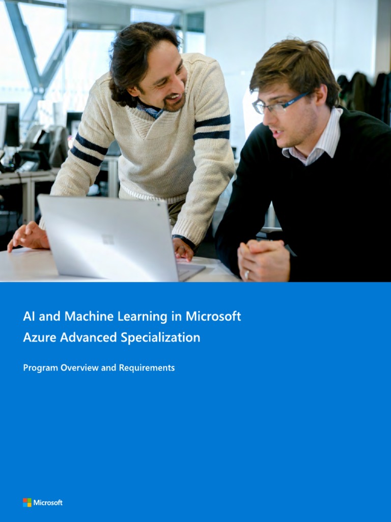 AI and Machine Learning in Microsoft Azure Advanced Specialization | PDF | Microsoft Azure ...