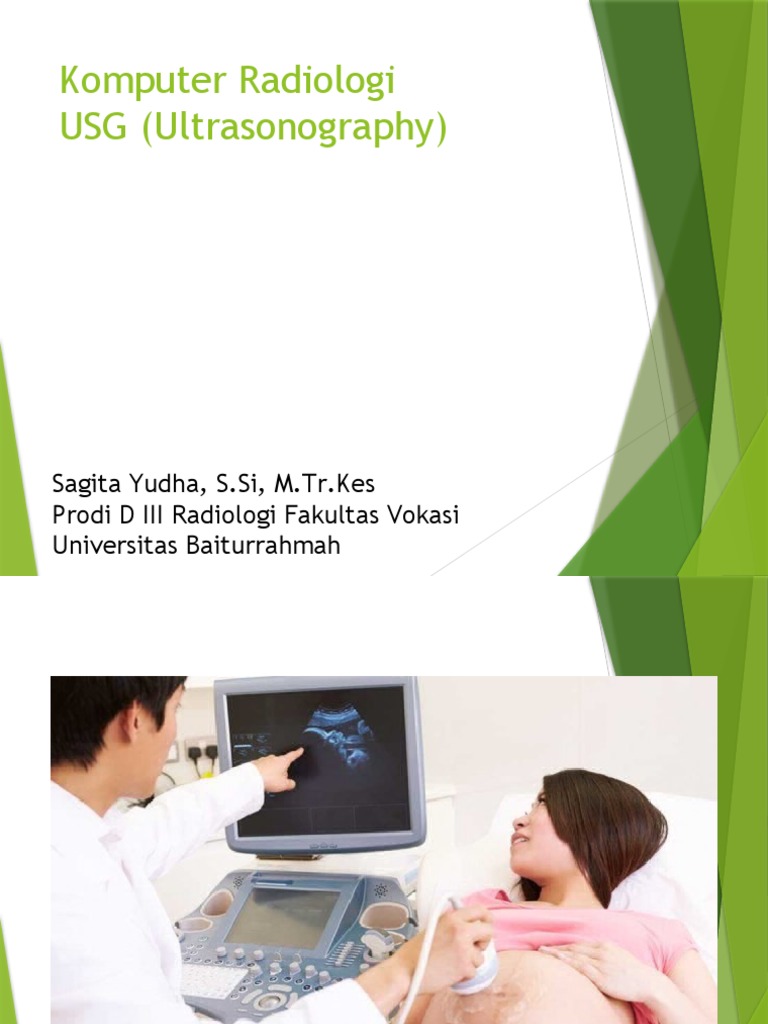 Komputer Radiologi USG (Ultrasonography) | PDF | Sains & Matematika