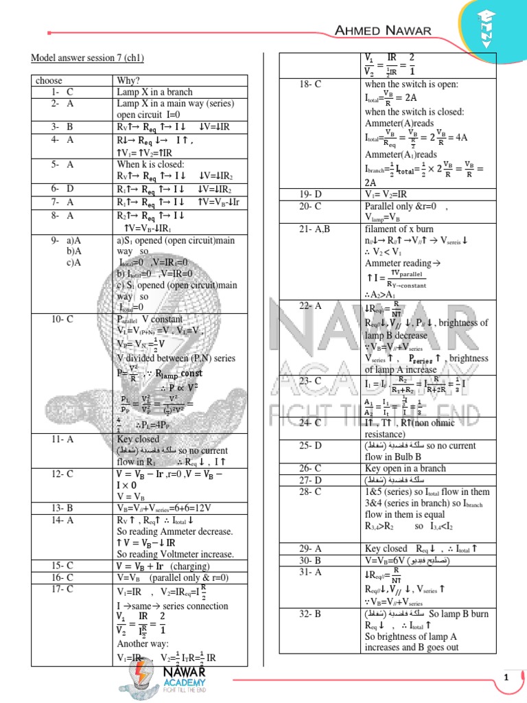 Understanding Circuit Calculations: Current, Voltage, Resistance, and Power in Series and ...