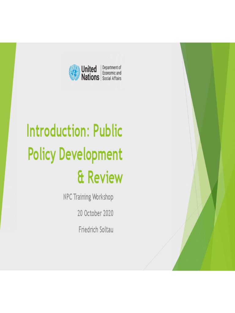 Introduction Policy FINAL | PDF | Policy | Evaluation