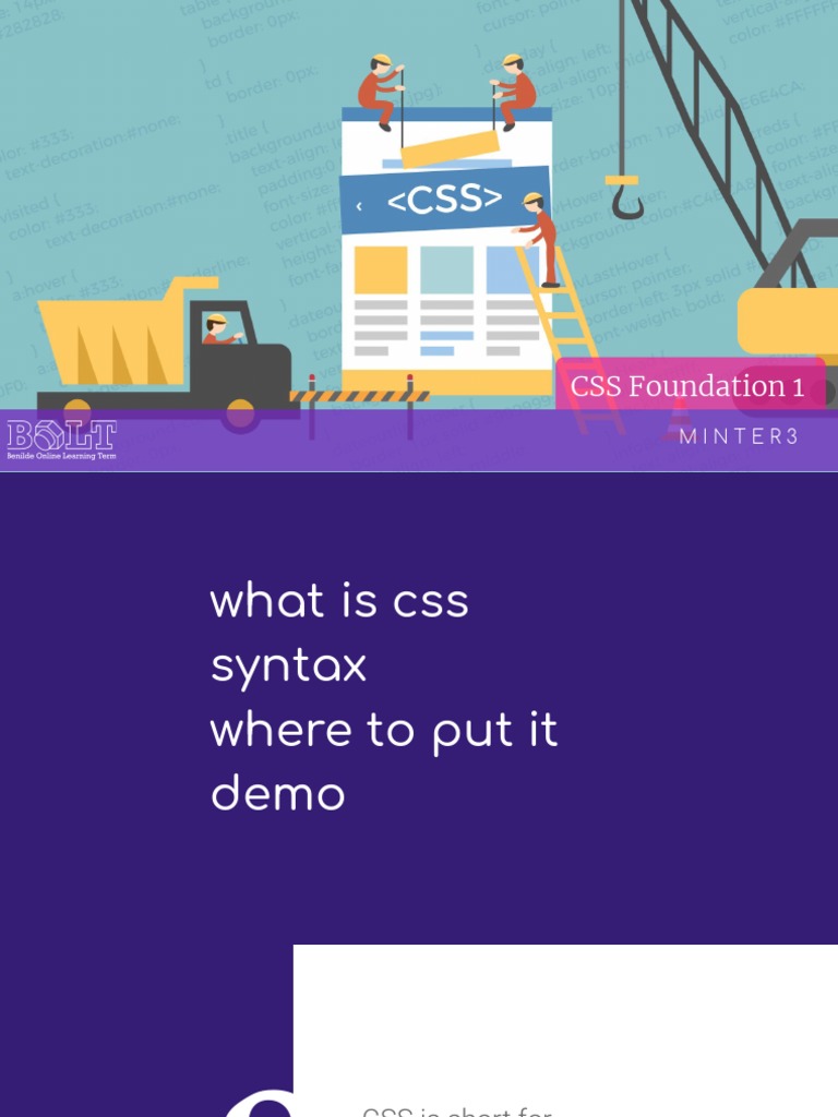 CSS Foundation 1 | PDF CSS Foundation 1 | PDF