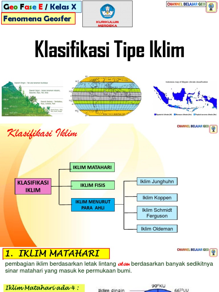 Klasifikasi Tipe Iklim, PDF | PDF