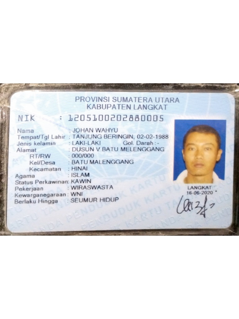 KTP Johan Wahyu | PDF