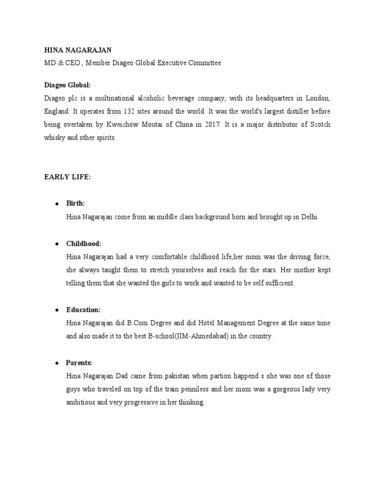 HINA NAGARAJAN (Khushboo Reshamwala) 1 | PDF | Leadership