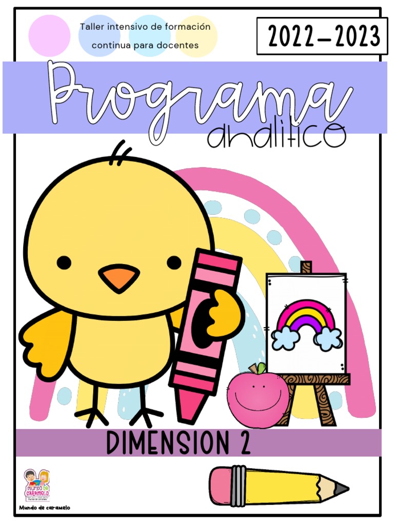 Programa Analítico Ejemplo | Descargar gratis PDF | Aprendizaje | Inclusión (Educación)