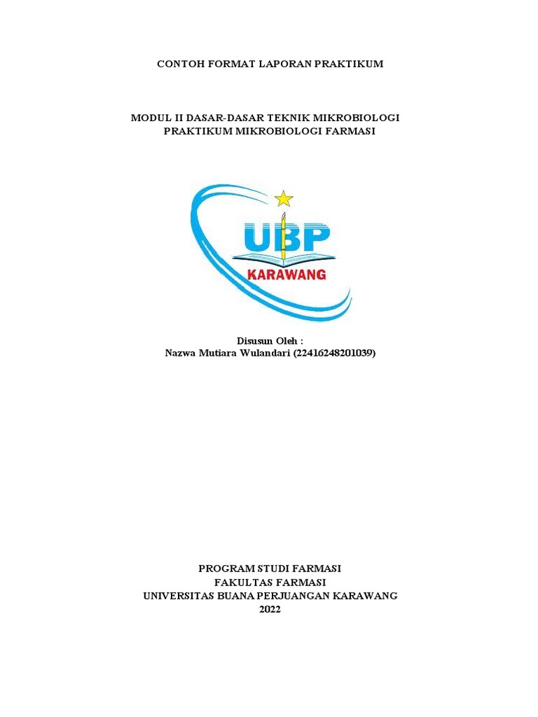 Contoh Format Laporan Praktikum-1 | PDF