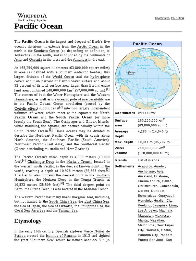 Pacific | PDF | Pacific Ocean | Island