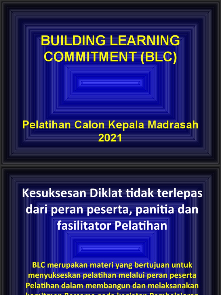 Bahan Tayang BLC | PDF