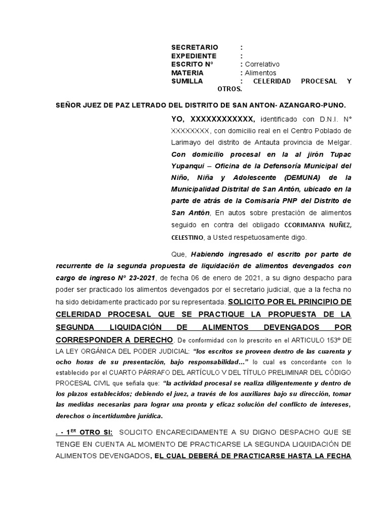 Celeridad Procesal | PDF | Gobierno | Justicia