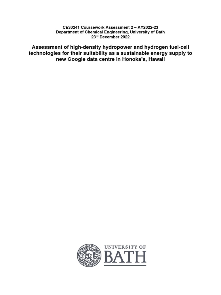 Ce30241 Cw2 Ay2022 23 Download Free Pdf Life Cycle Assessment Nature