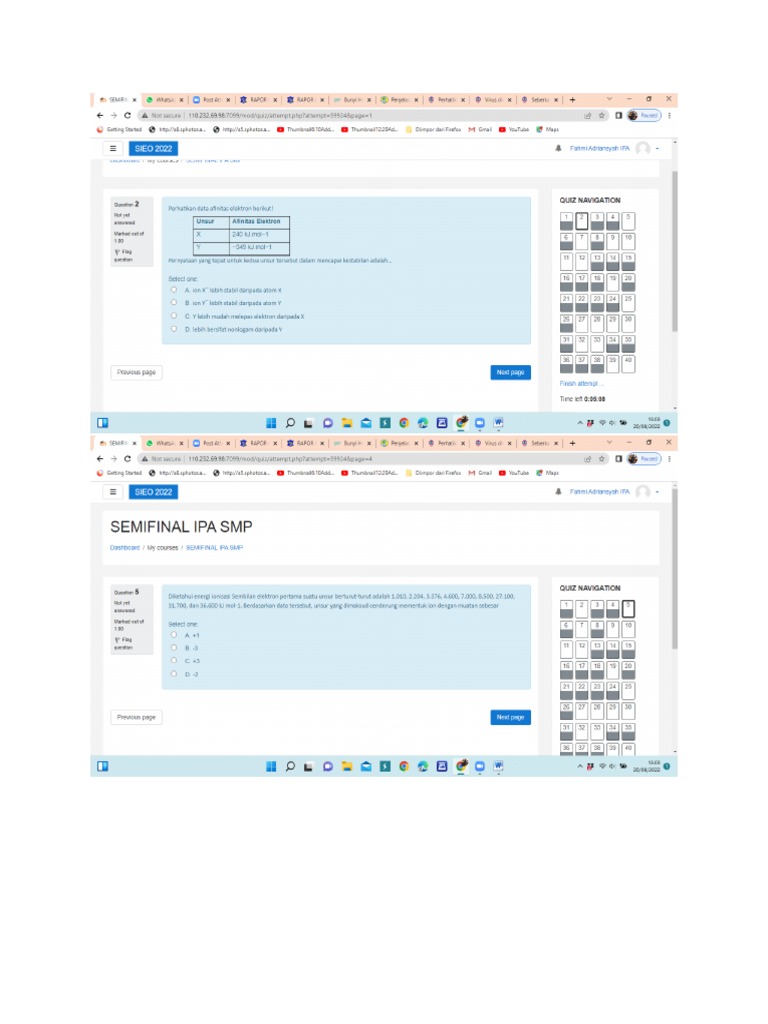 SS Soal SIEO Semifinal | PDF